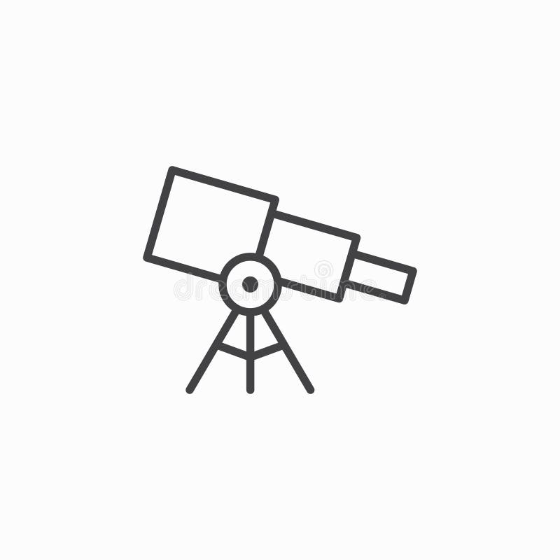 Telescope vector icon set stock vector. Illustration of focus - 340399447