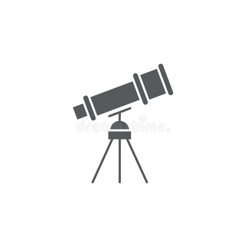 Telescope Vector Icon,isolated on White Background Stock Vector ...