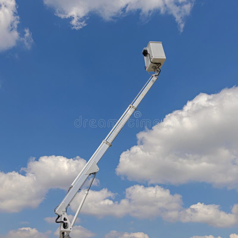 Telescopic Aerial Platform stock image. Image of equipment - 351545065