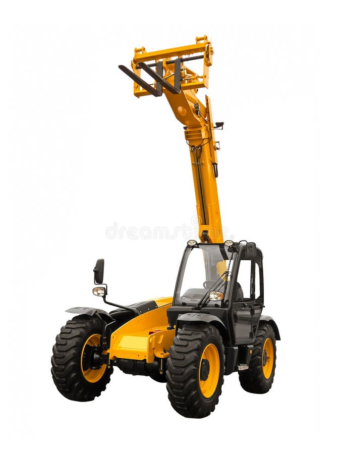 Telescopic Handler stock photo. Image of hydraulic, lifting - 1092812