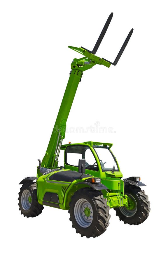 A Telescopic Handler, Also Called a Telehandler Stock Image - Image of ...