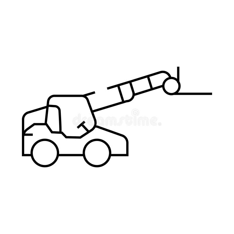 Telescopic Handler Stock Illustrations – 494 Telescopic Handler Stock ...