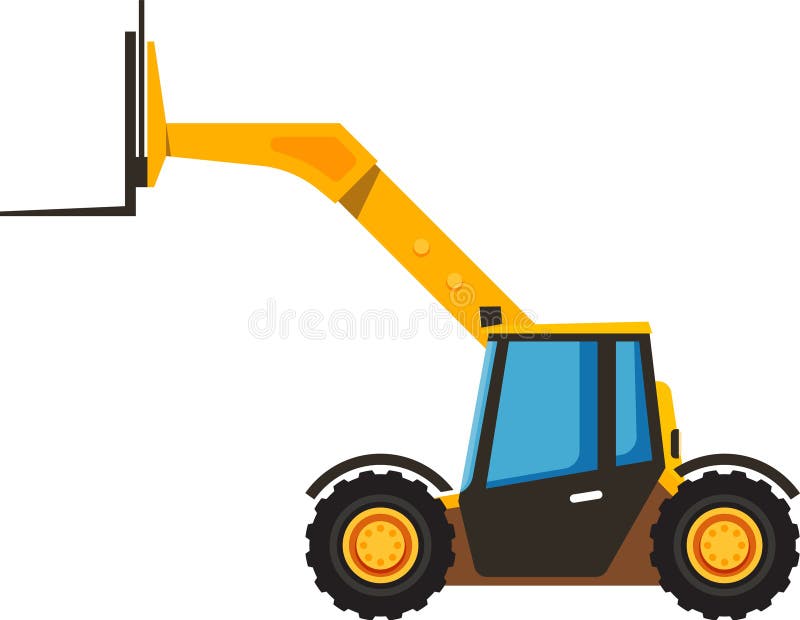 Telescopic Handler Stock Illustrations – 556 Telescopic Handler Stock ...