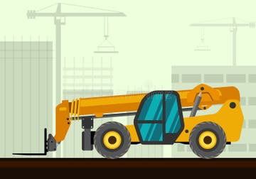 Telescopic Handler Stock Illustrations – 506 Telescopic Handler Stock ...