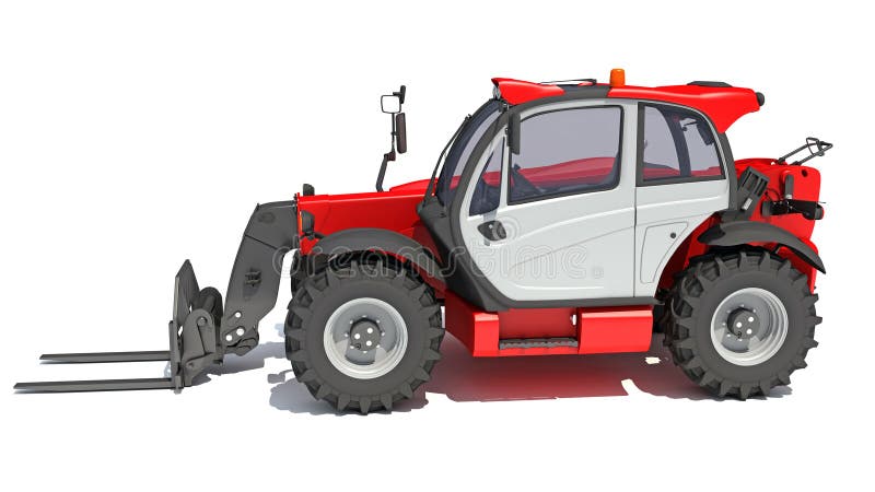 Telescopic Telehandler Stock Illustrations – 379 Telescopic Telehandler ...