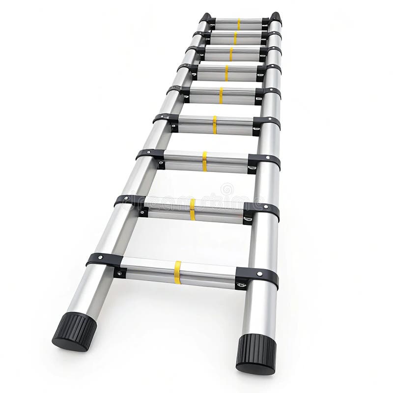 Portable Telescoping Ladder Stock Illustrations – 2 Portable ...