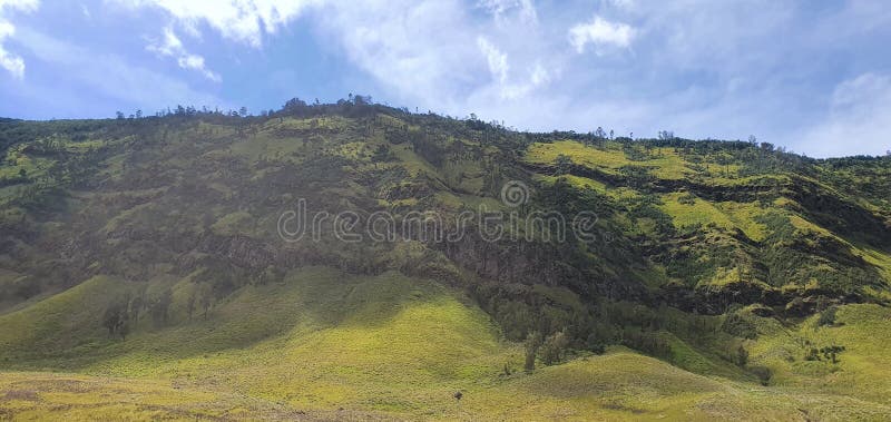 Teletubbies Hill at Bromo Mountain Stock Photo - Image of valley ...