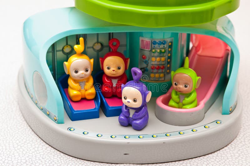 Teletubbies toys close-up editorial photo. Image of close - 140878076