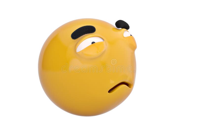 Teleurgesteld Emoticon 3D Illustratie Stock Illustratie - Illustration ...