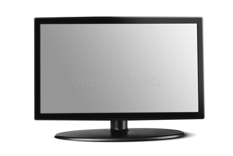 Televisión Aislada En Un Fondo Blanco Imagen de archivo - Imagen de ...