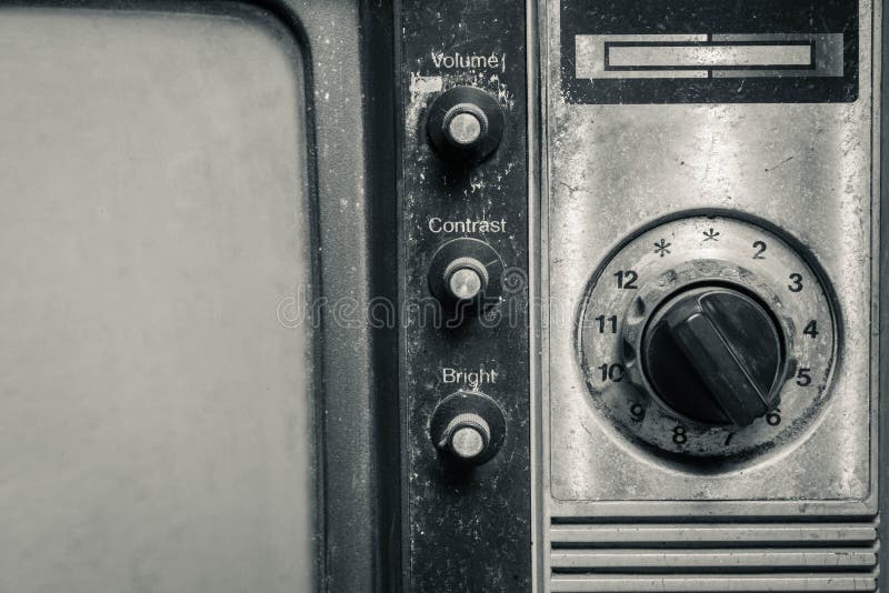 Viejos Botón Y Turner De La Televisión Imagen de archivo - Imagen de ...
