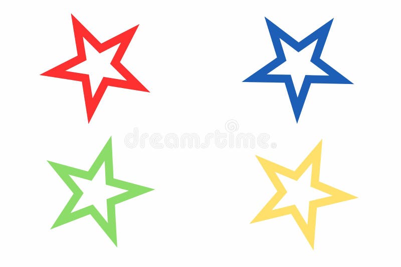 Star Web Stickers stock vector. Illustration of green - 5460538