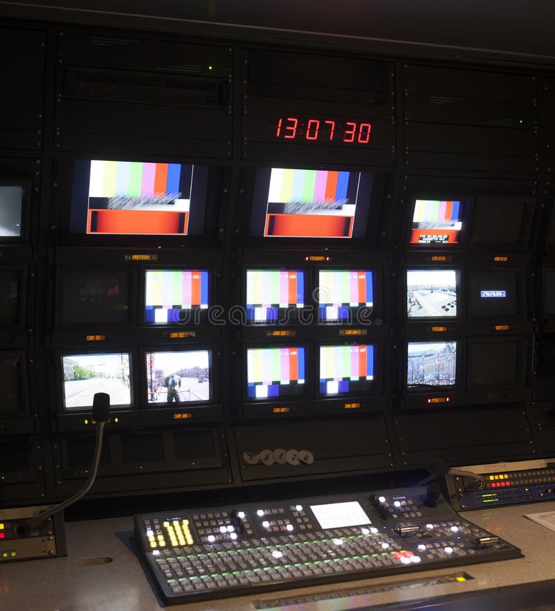 Television Broadcast Vision Control Panel Stock Images - Download 340 ...