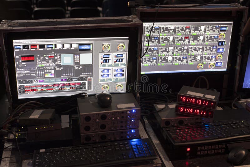 Television Broadcast Gallery. Editorial Stock Image - Image of color ...