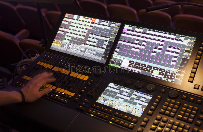 Television Broadcast Gallery. Stock Photo - Image of equipment, room ...