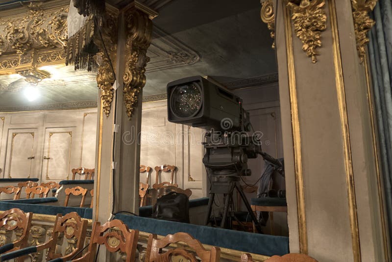 Professional Digital Video Camera. Editorial Stock Photo - Image of ...