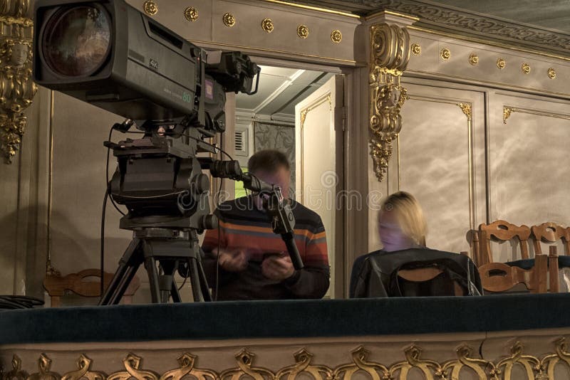 Professional Digital Video Camera. Editorial Photography - Image of ...