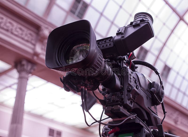 Television Broadcast from the Theater. Professional Digital Video ...