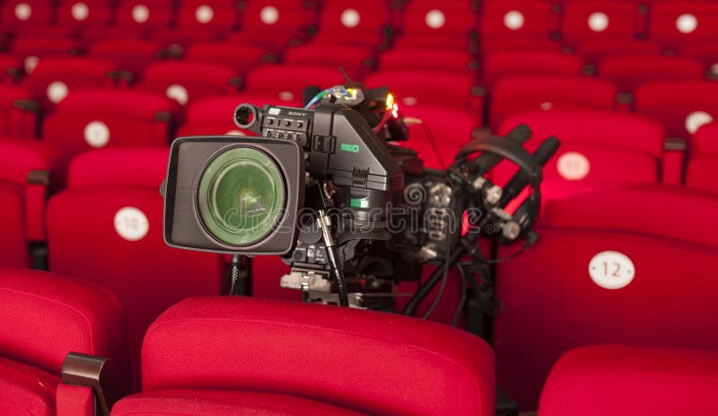 Television Broadcast from the Theater. Professional Digital Video ...