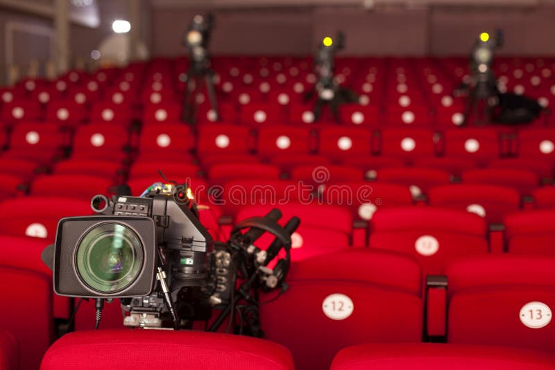 Television Broadcast from the Theater. Professional Digital Video ...