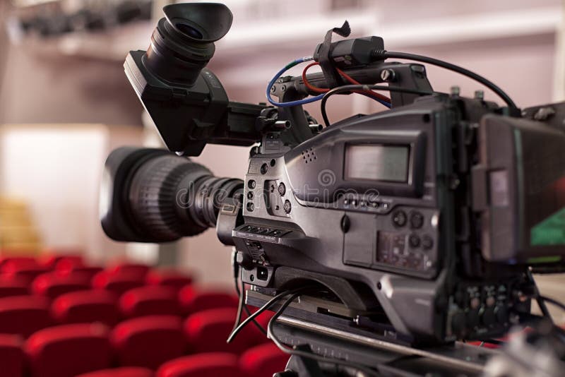 Television Broadcast from the Theater. Professional Digital Video ...