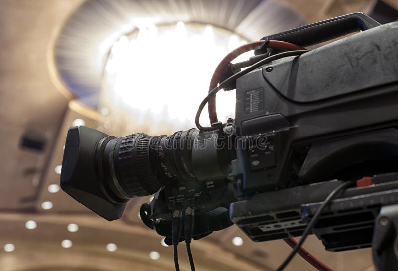 Television Broadcast from the Theater. Professional Digital Video ...