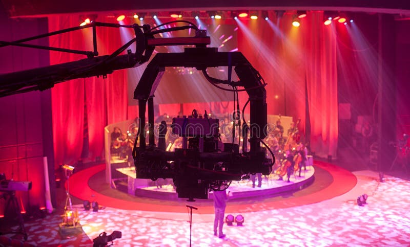 Television Broadcast from the Theater. Professional Digital Video ...
