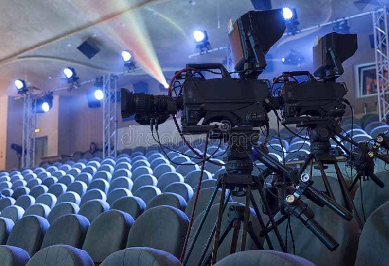 Television Broadcast from the Theater. Professional Digital Video ...