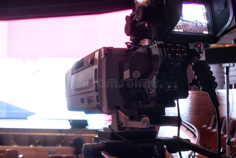 Television Broadcast from the Theater. Professional Digital Video ...