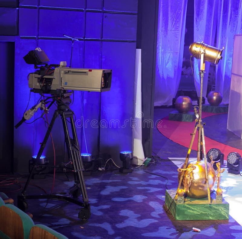 Television Broadcast from the Theater. Professional Digital Video ...