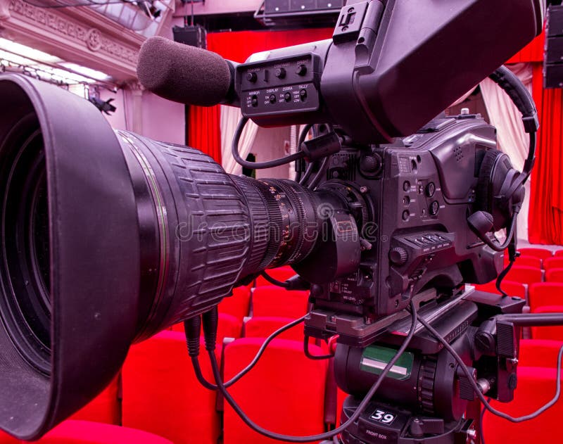 Television Broadcast from the Theater. Professional Digital Video ...