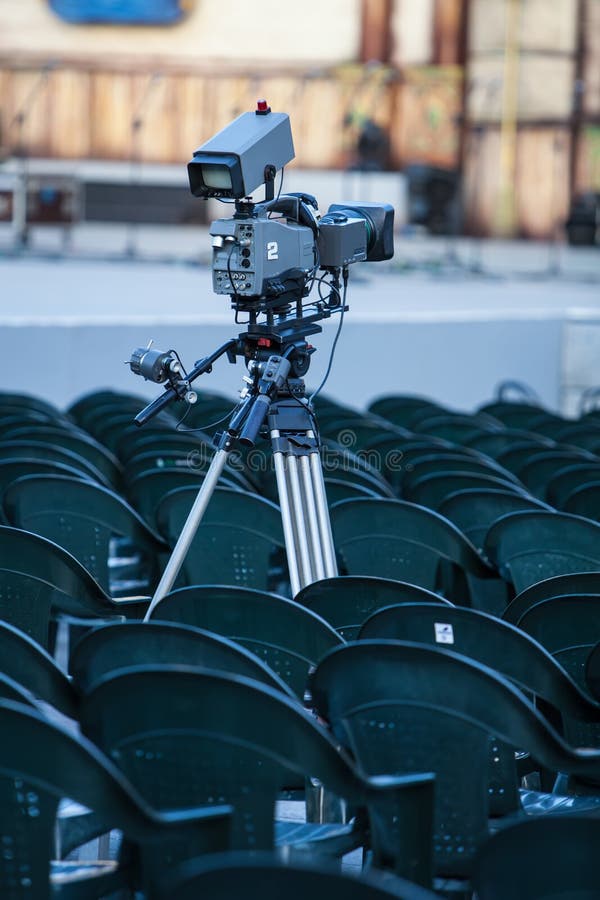 Television Camera stock image. Image of operator, video - 29006289