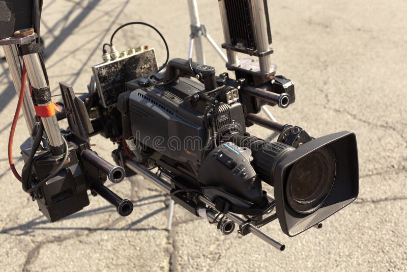 Television camera stock photo. Image of camera, color - 38174502