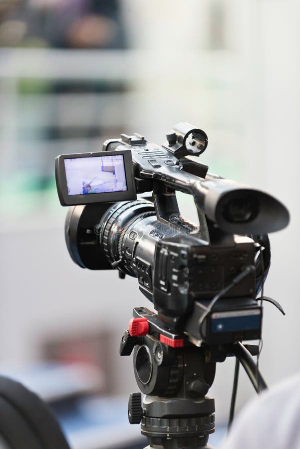 Television Camera Recording Stock Photo - Image of television ...