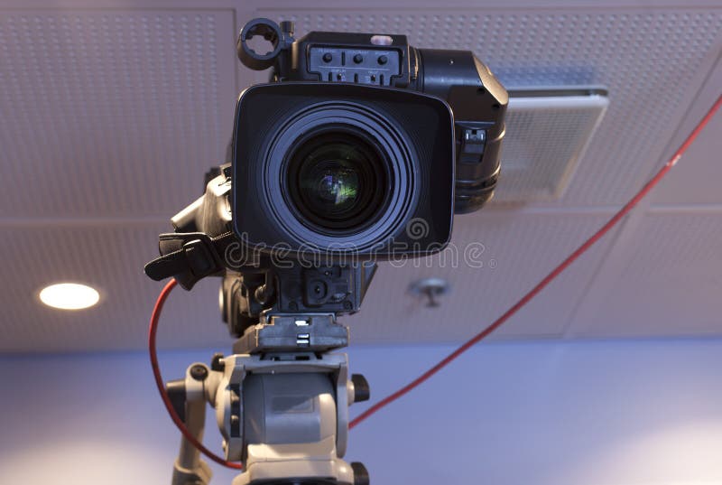 Television camera stock image. Image of education, broadcasting - 50852455