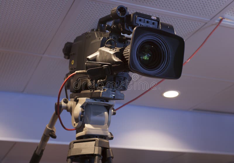 Television camera stock photo. Image of copy, broadcast - 50852462