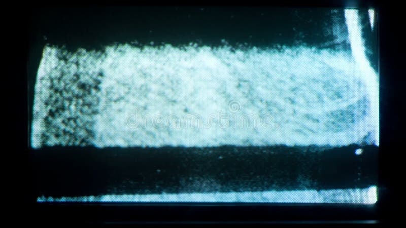 Television Distortion and Static Stock Footage - Video of distorted ...