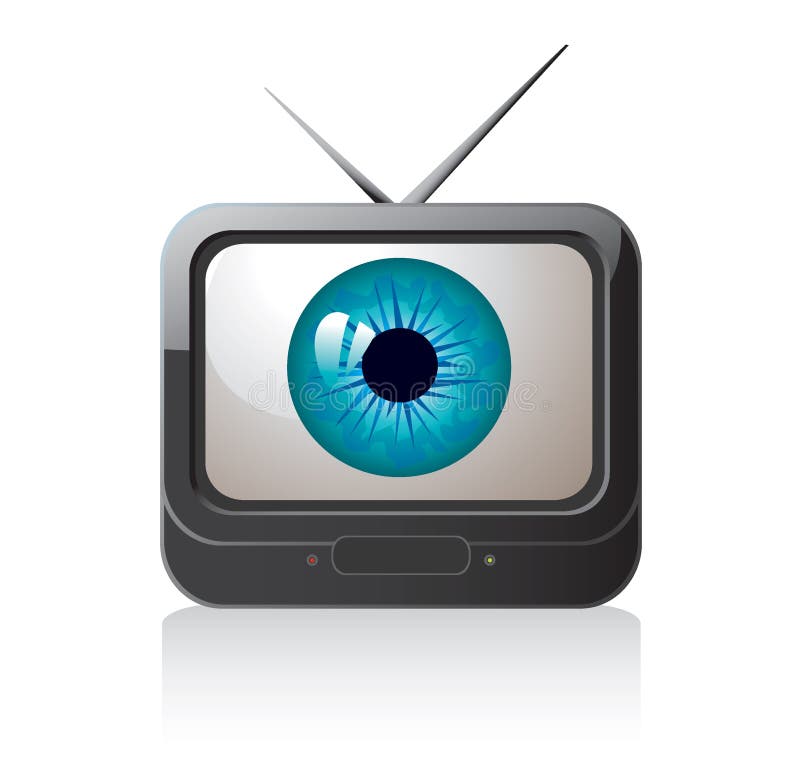 Simple multimedia icons stock vector. Illustration of television - 11064061