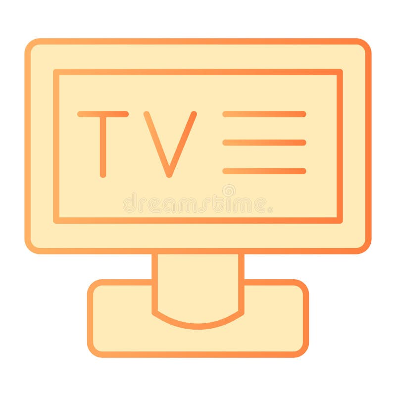 Tv Icons Flat Design Style Stock Illustrations – 1,653 Tv Icons Flat ...