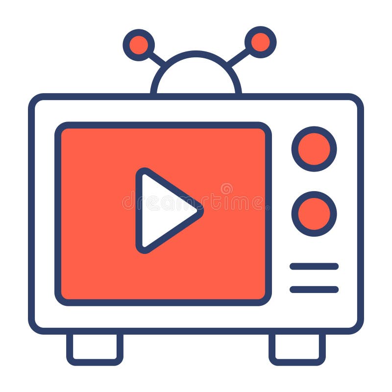 Television Icon Modern Vector Illustration Stock Vector - Illustration ...