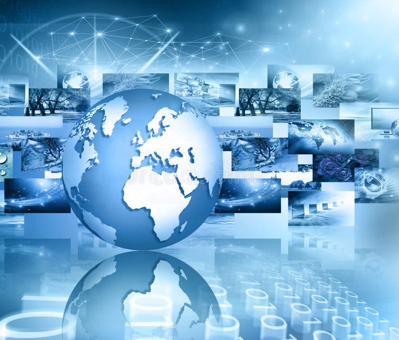 Television and Internet Production Technology Stock Illustration ...