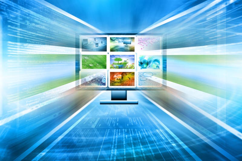 Television and Internet Production Technology Stock Image - Image of ...