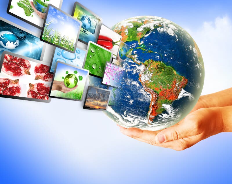 Television and Internet Production Technology Concept Stock Photo ...