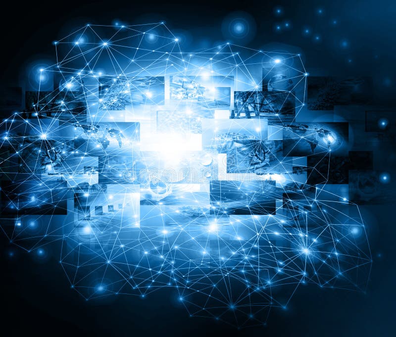 Television and Internet Production Technology Stock Illustration ...