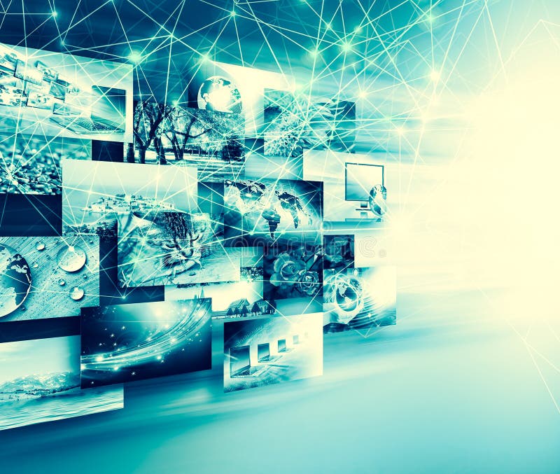 Television and Internet Technology Concept Stock Photo - Image of hdtv ...