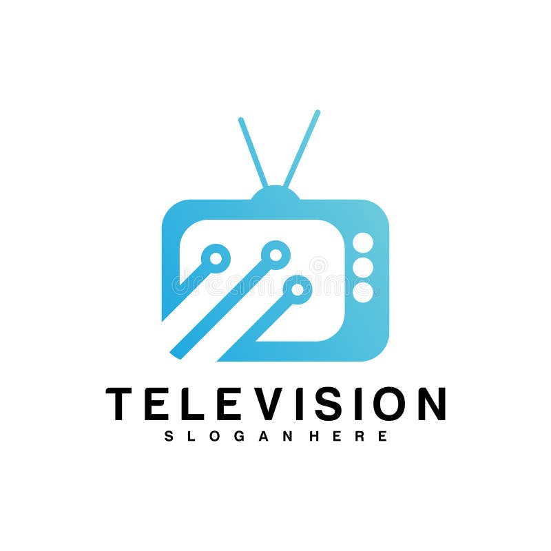 Television Logo Vector Design Template Stock Vector - Illustration of ...