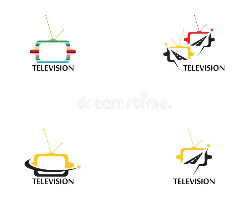 Television Logo Vector Template Stock Vector - Illustration of music ...
