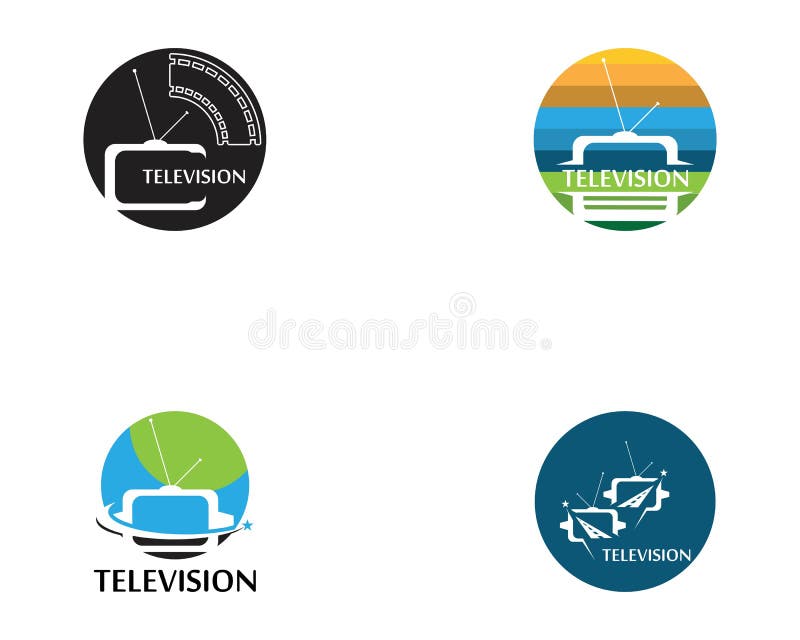 Television Logo Vector Template Stock Vector - Illustration of ...