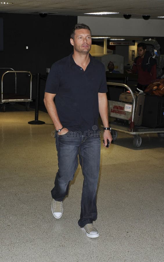 Television/radio Presenter Ryan Seacrest at LAX Editorial Stock Photo ...