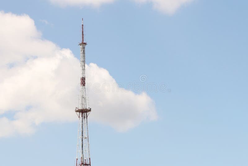 Television and Radio Tower in Ukraine in the City of Lviv ...